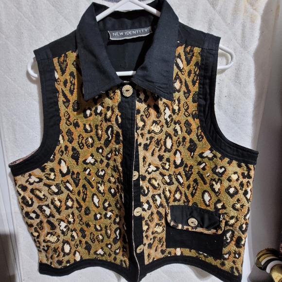 New Identity | Jackets & Coats | Stylish Animal Print Vest By New ...